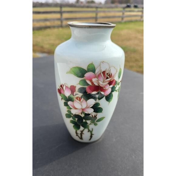 craftsman | Accents | Craftsman Nikka Cloisonne Glass Vase Small ...